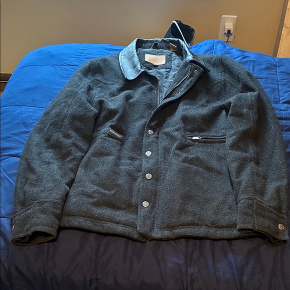 Powder River | Jackets & Coats | Mens Classic Gray Pea Coat | Poshmark